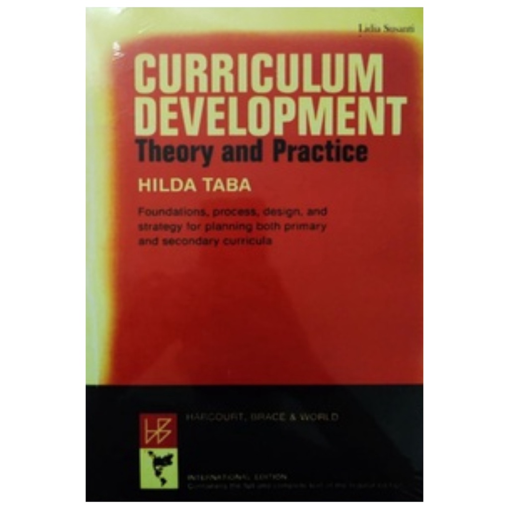 Jual Curriculum Development Theory and Praktice - Hilda Taba - NR ...