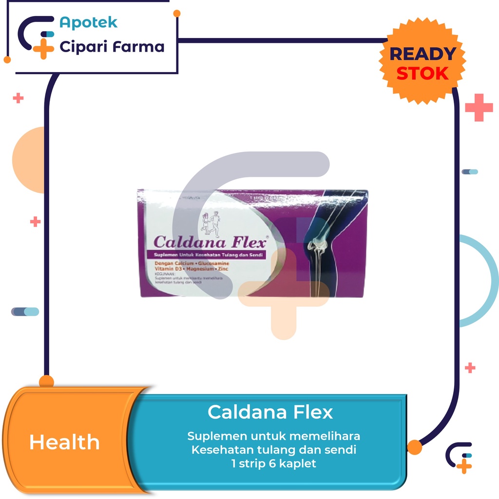 Jual Caldana Flex Suplemen Memelihara Kesehatan Tulang dan Sendi 1 ...