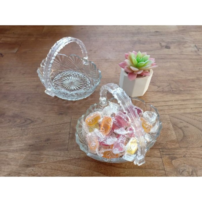 Jual Keranjang Kaca Beling Wadah Permen/Coklat | Shopee Indonesia