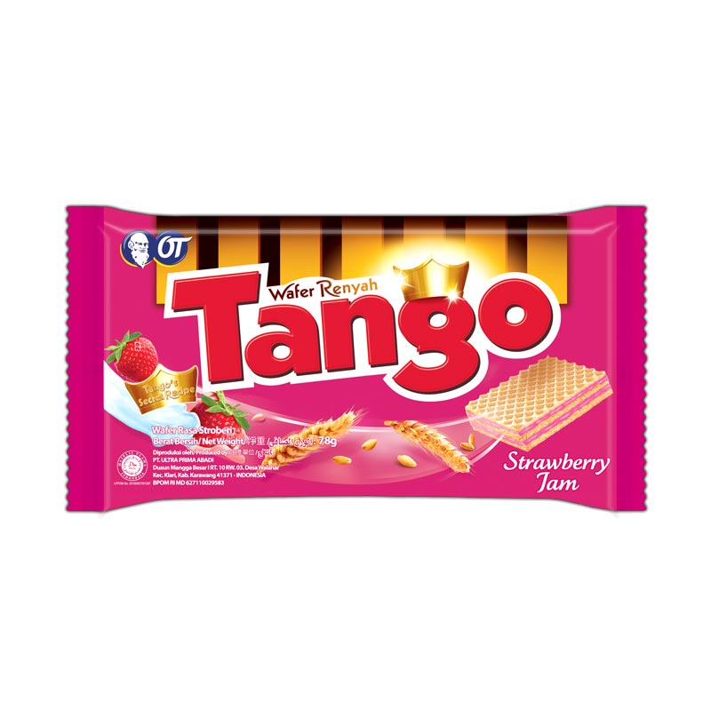 Jual Tango Wafer Strawberry 39gr [10pcs/pak] | Shopee Indonesia