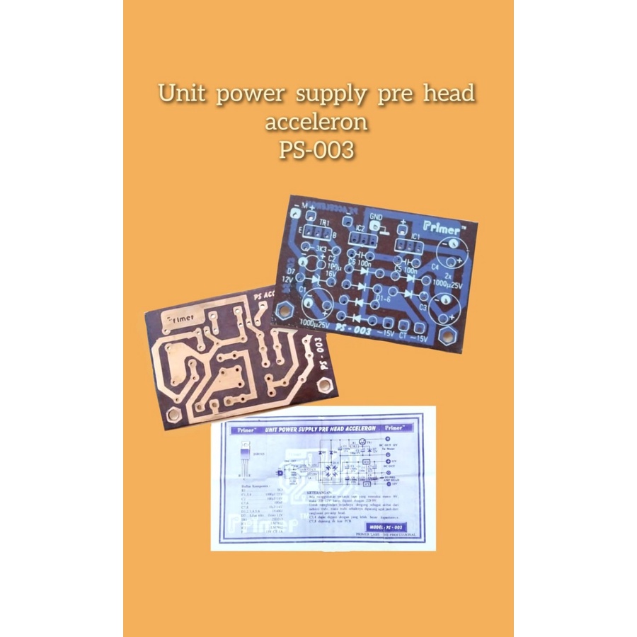 Jual PCB Unit Power Supply Pre Head Acceleron (PS 003) | Shopee Indonesia
