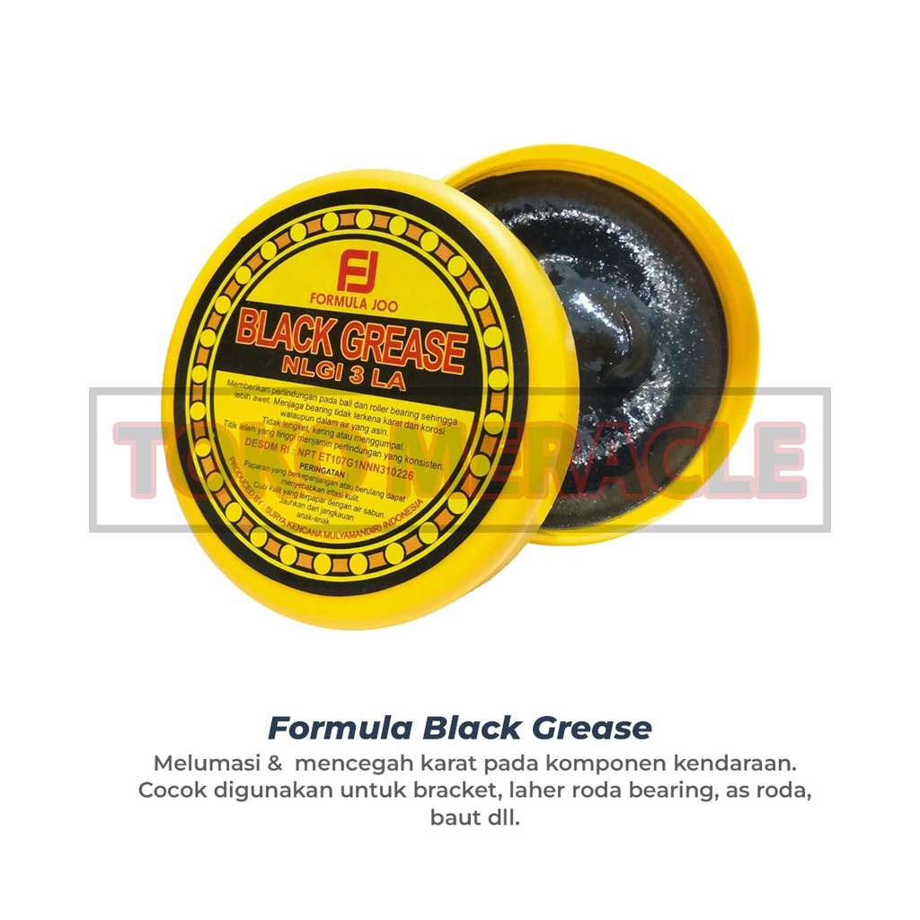 Jual Formula Black Grease- Pelumas Stempet Gemuk Hitam Bearing Laker ...