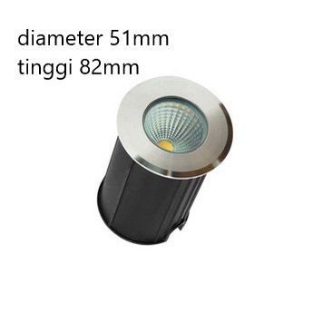 Jual Lampu Lantai Tanam Underground Light Waterproof 1W 3W 5W Led ...