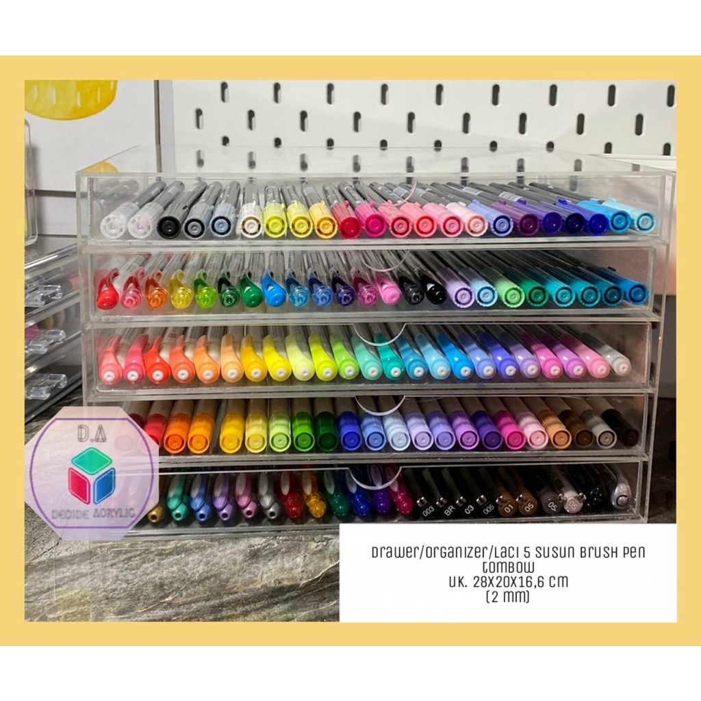 Jual Decide Acrylic Akrilik Organizer Drawer Rak Laci 5 Susun Custom ...