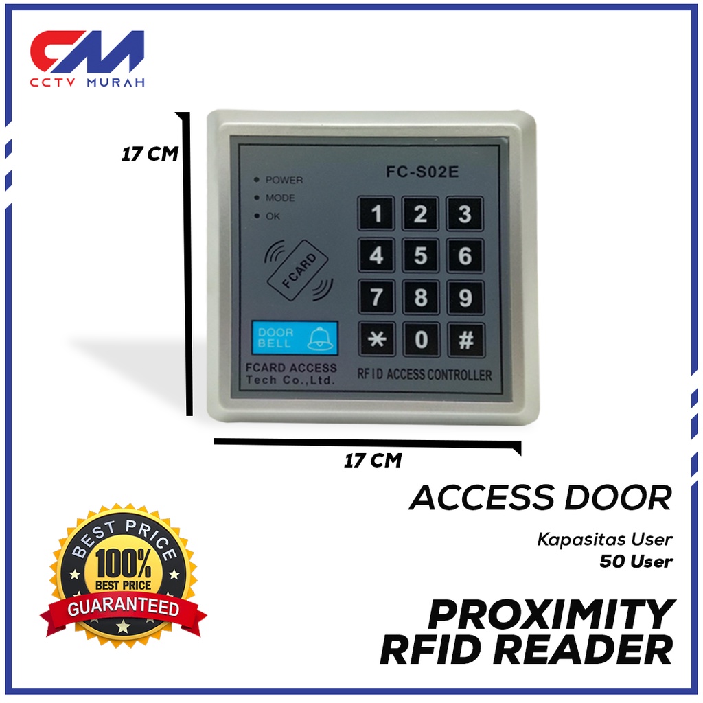 Jual MESIN RFID ACCESS CONTROL / AKSES CONTROL / MESIN ACCESS DOOR LOCK ...