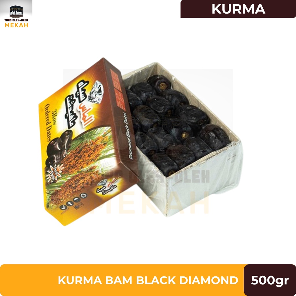 Jual KURMA BAM ANGGUR PREMIUM 500 GR KURMA BASAH LEMBUT KURMA HITAM ...