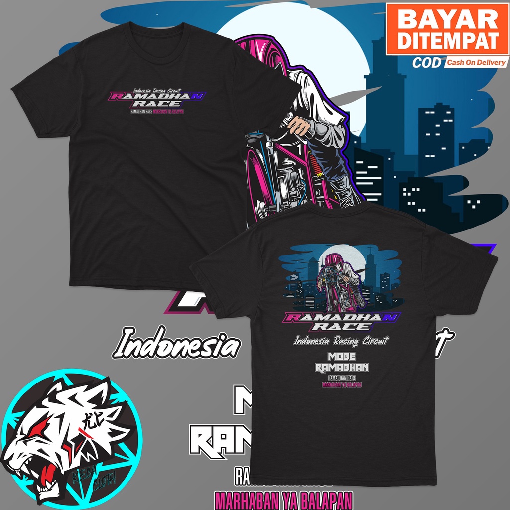 Jual KAOS RAMADHAN RACE INDONESIA RACING CIRCUIT BIG SIZE JUMBO KAOS ...