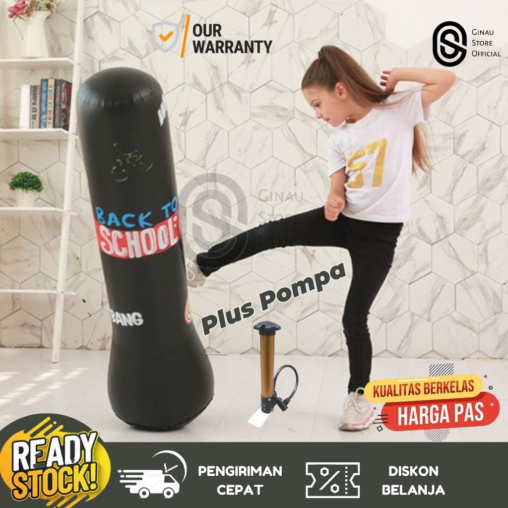 Jual Samsak Tinju Stand Boxing Anak Pompa Inflatable Kids Training ...
