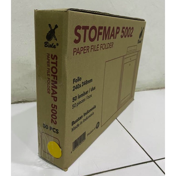 Jual Stof Stop Map Biola Folio 5002 isi 50 [Per Box] | Shopee Indonesia