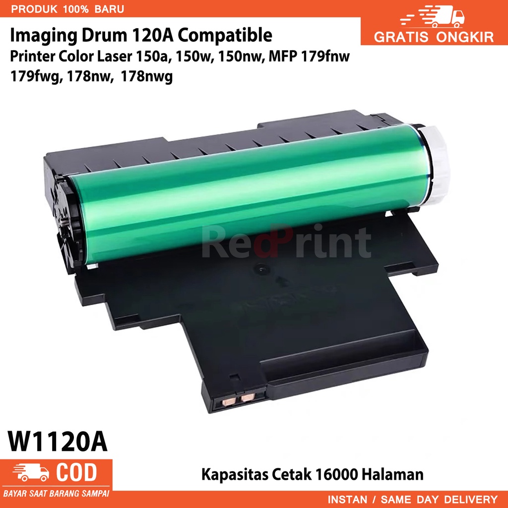 Jual Imaging Drum 120A Compatible Printer Color Laser 150a, 150w, 150nw, MFP 179fnw, 179fwg ...