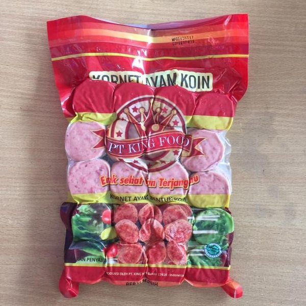 Jual Kornet Ayam Koin King Food 450 gr Isi 20 Pcs | Shopee Indonesia