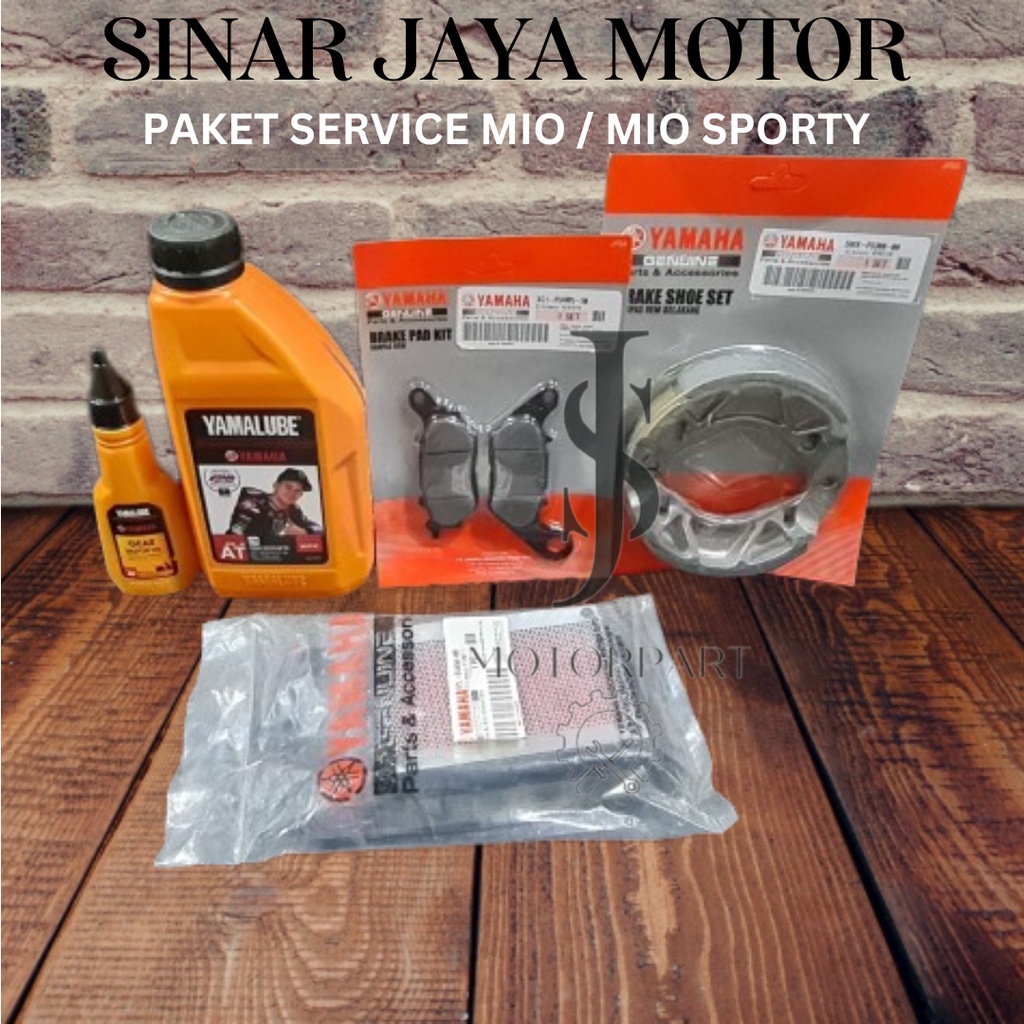 Jual Paket Service Mio/Mio Sporty (Oli+Gear+Paket kampas dan discpad ...