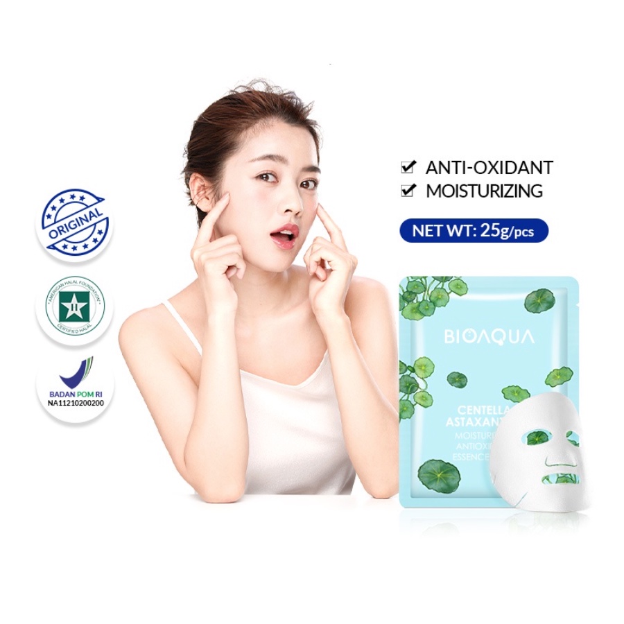 Jual [BPOM] BIOAQUA Masker Sheet Mask Vegetables and Fruits Series Natural Plant Essence Face ...