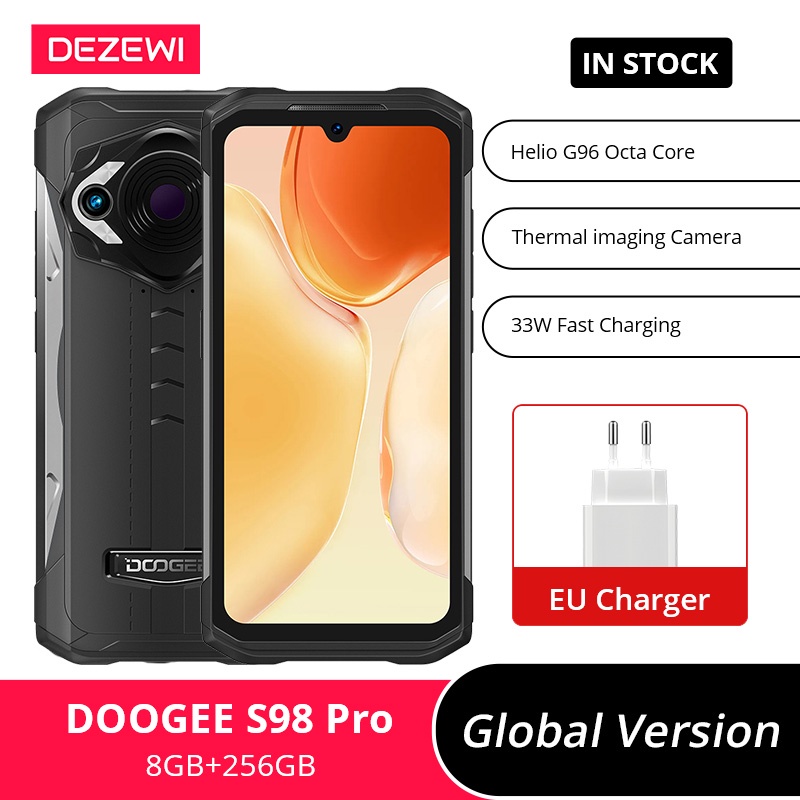 Jual Doogee S98 Pro Rugged Phone 8GB RAM 256GB ROM Android 12 MTK Helio ...