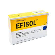 Jual Efisol Lozenges Infeksi Mulut / Amandel / Bau Mulut (1 Strip ...