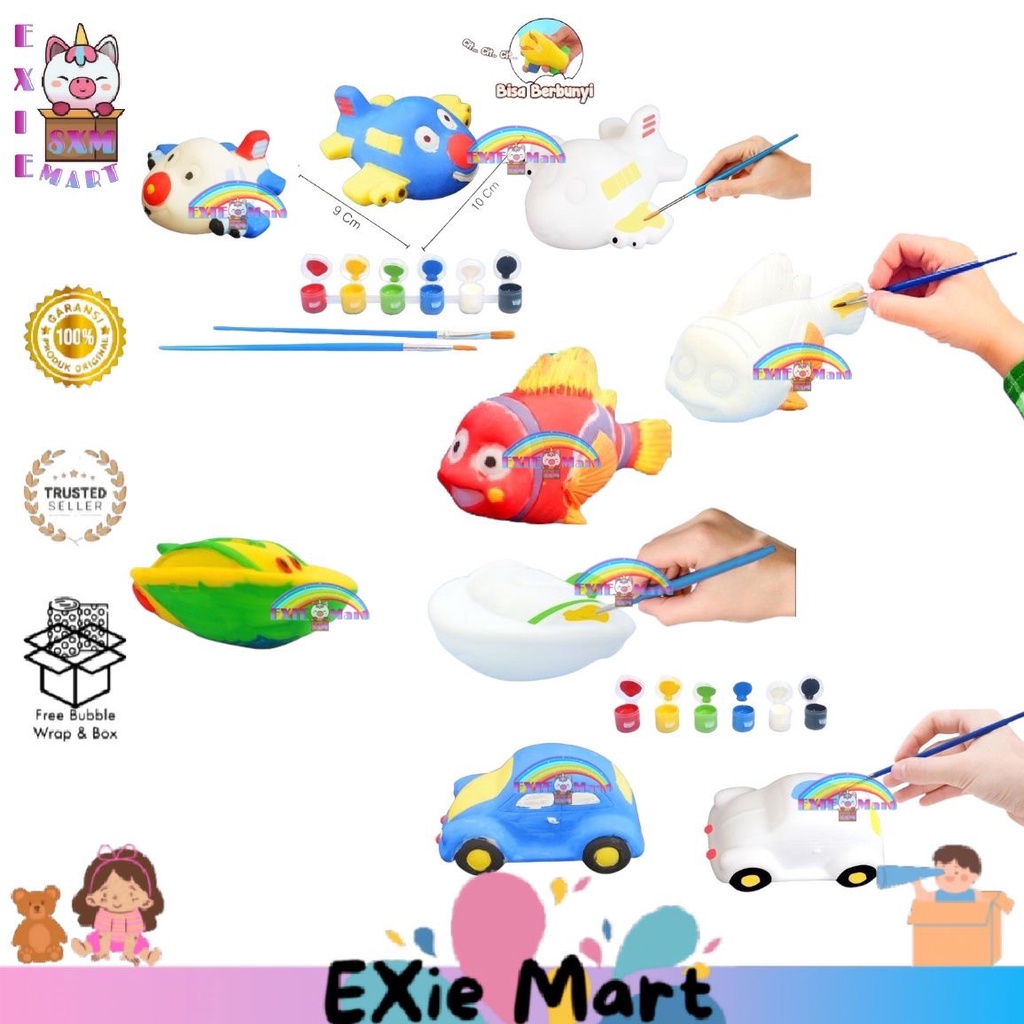 Jual MAINAN ANAK DIY MEWARNAI 3D VINYL / KARAKTER COLORING SET BISA ...