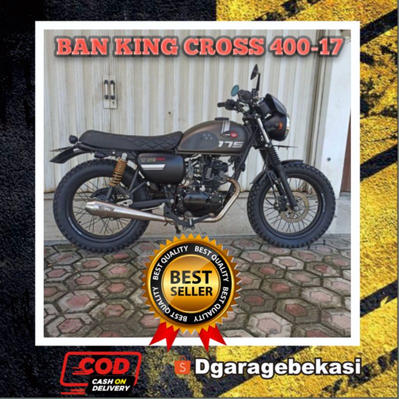 Jual BAN KING CROSS 400-17 PRIMAX SK68 mirip Shinko cocok Kawasaki w175 ...