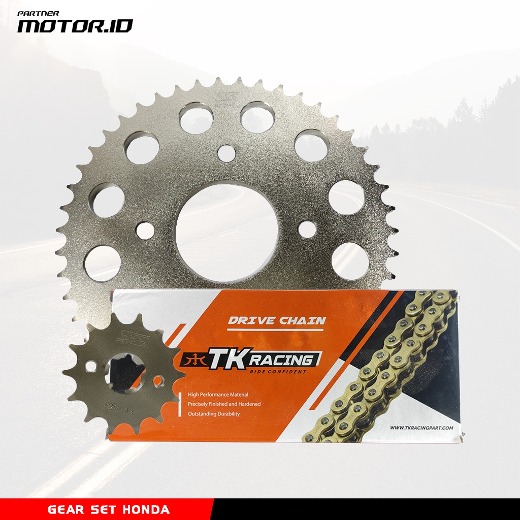 Jual GEAR SET SSS HONDA CB150R CBR150R MEGAPRO VERZ1 150 TK Racing GOLD 428 LUBANG NAP GEAR 4 ...