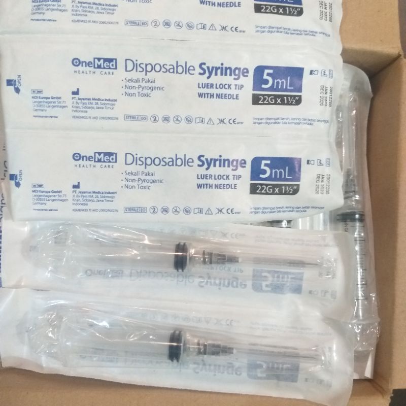 Jual suntikan/spuit/syringe 1 ml, 3 ml, 5 ml, 10 ml, 20 ml | Shopee Indonesia