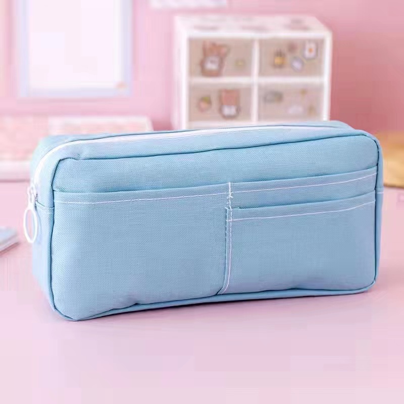 Jual Tempat pensil Kotak pensil lucu Cute large capacity canvas pencil ...