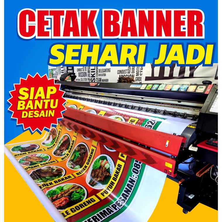 Jual CETAK BANNER HIGH RESSOLUTION, FREE DESIGN CETAK BANNER / SPANDUK ...