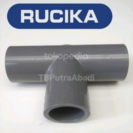 Jual Testek 1/2 Rucika AW Paralon T Tee Sambungan Tee Polos Rucika ...