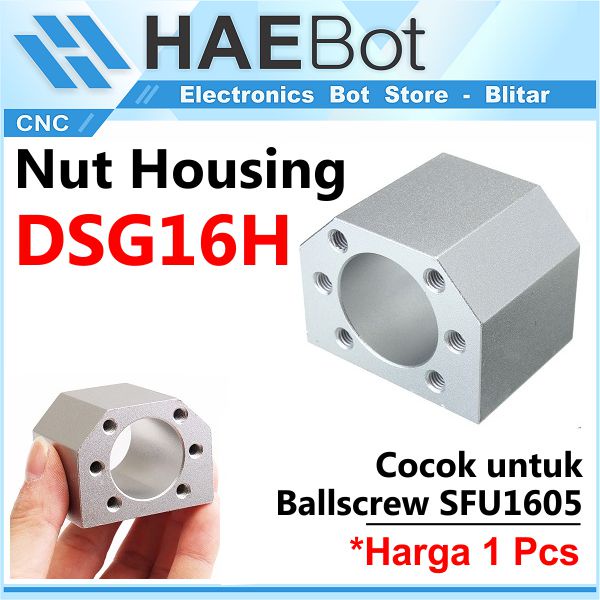 Jual [HAEBOT] Nut Housing DSG16H SFU1605 1610 Holder Bracket Rumahan ...