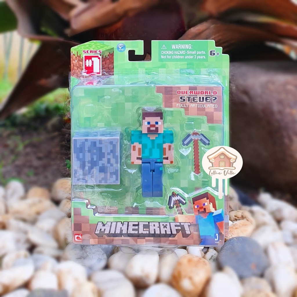Jual Minecraft Core Steve Action Figure with Accessory | Shopee Indonesia