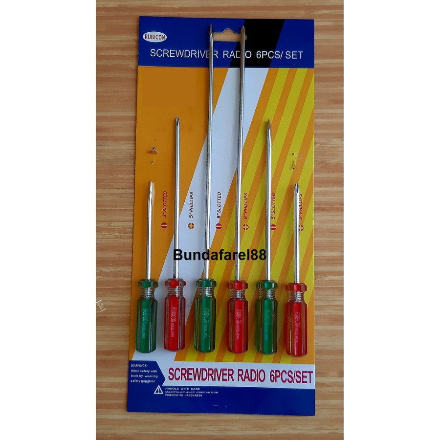 Jual Obeng Seting Carburator 6 pcs -/+ Obeng Set - Obeng setting ...
