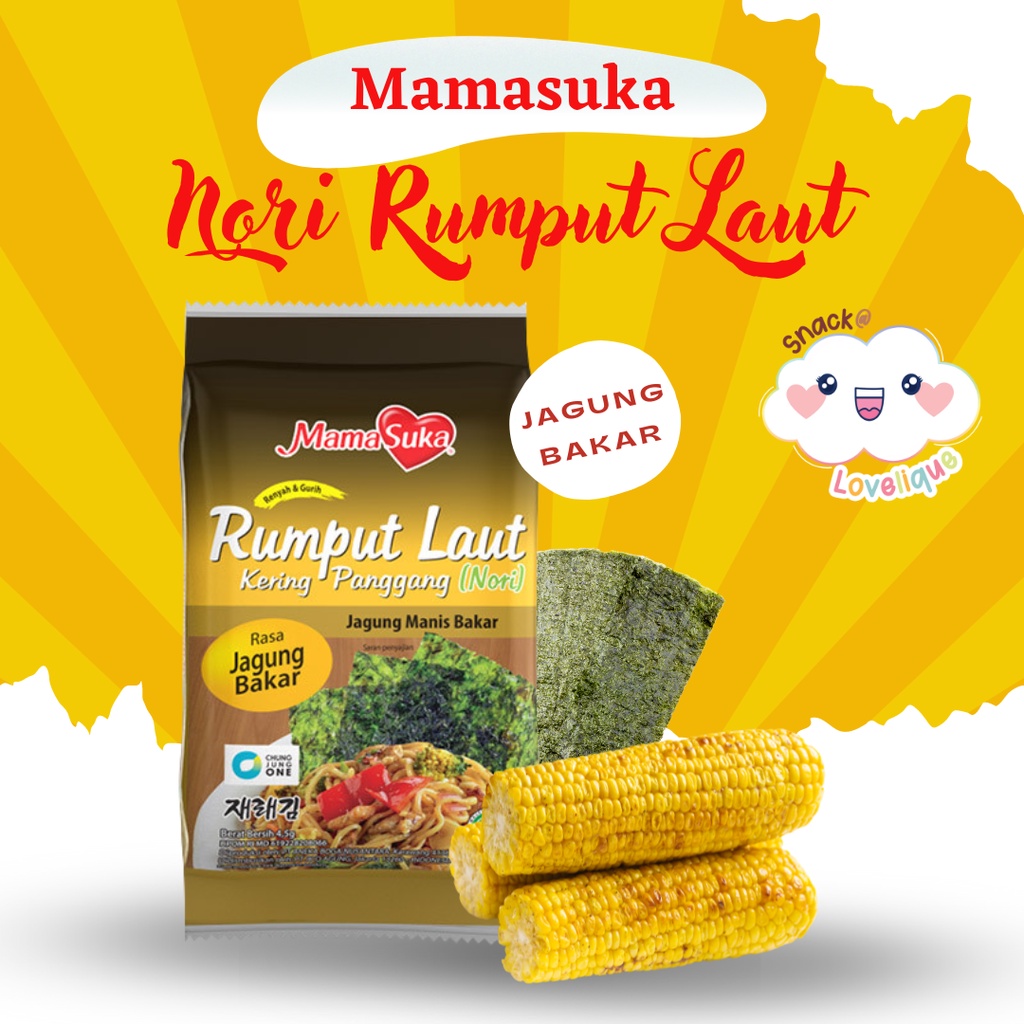 Jual Mamasuka Mama Suka - Rumput Laut Kering Panggang - Original ...