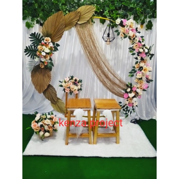 Jual Sewa backdrop murah/jabodetabek/ring rustic/ring bulat/rustic ...