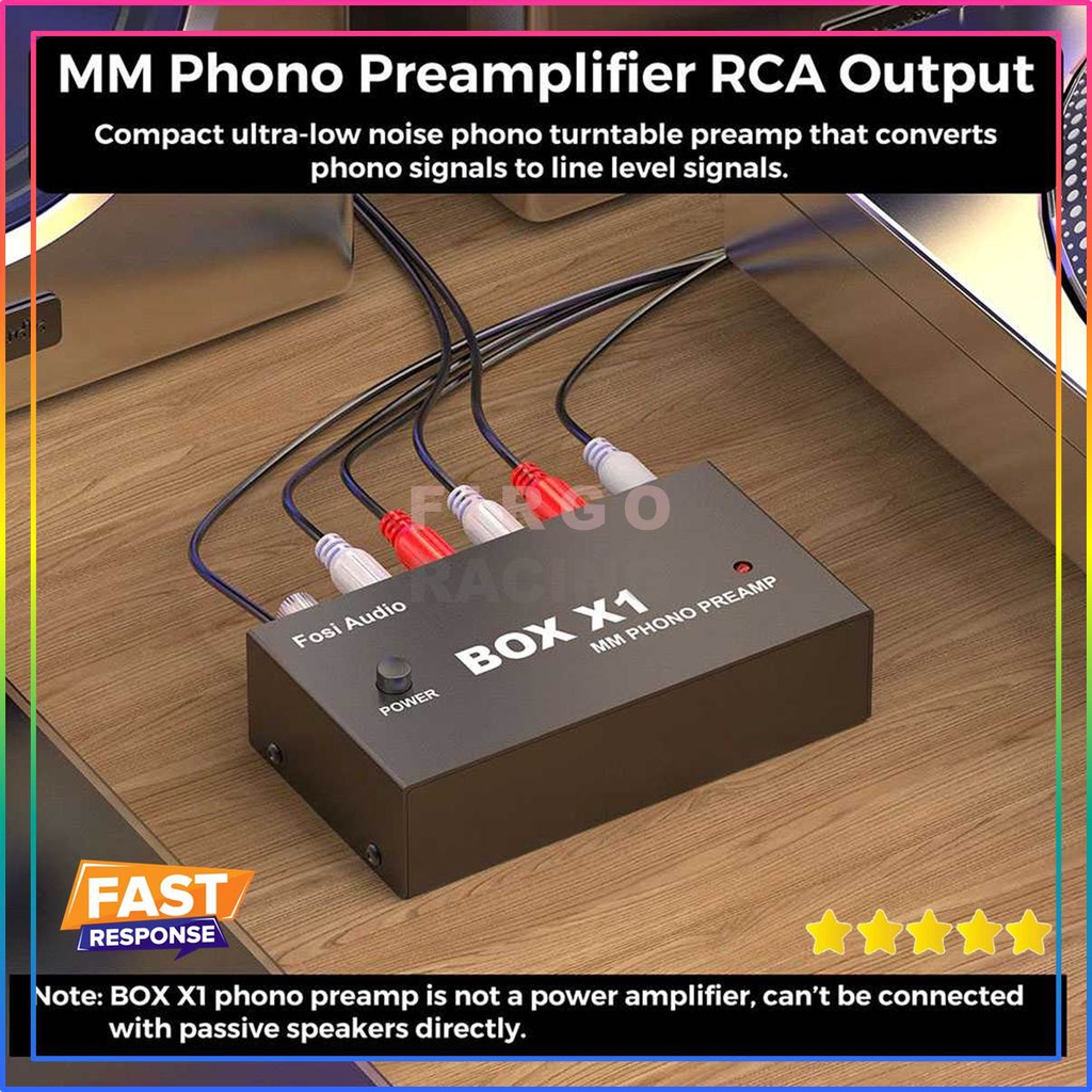 Jual Preamplifier Fosi Audio HiFi Phono Turntable Preamp - BOX X1 ...
