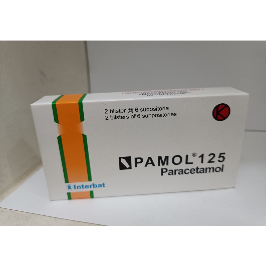 Jual PAMOL 125MG SUPP 1 Strip 6 Sup | Shopee Indonesia