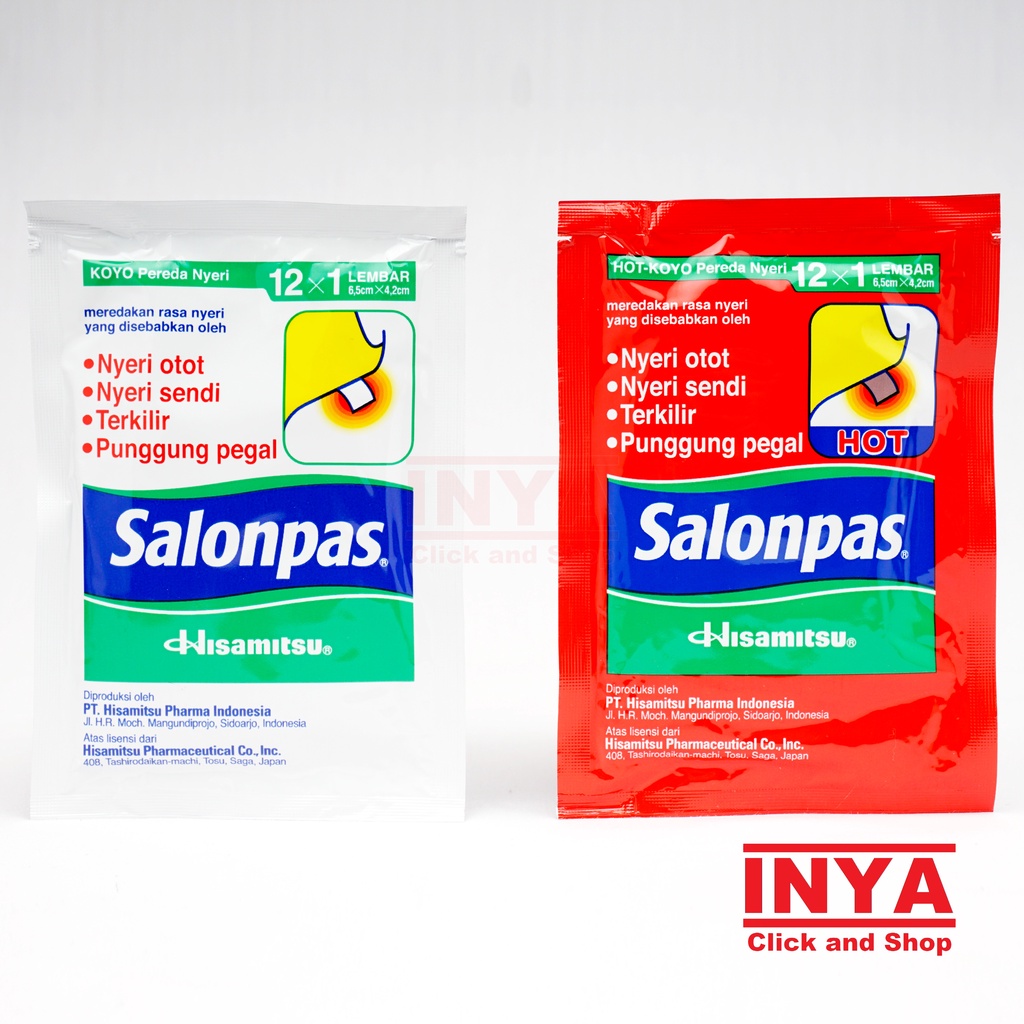 Jual Koyo SALONPAS HISAMITSU Pack isi 12x1 Lembar - Muscle Medicated ...