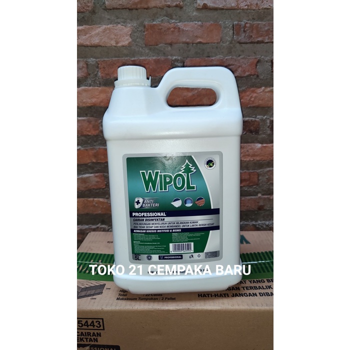 Jual Wipol Karbol Professional Jerigen 5 Liter Wipol 5Liter Tjs0X-S0X ...