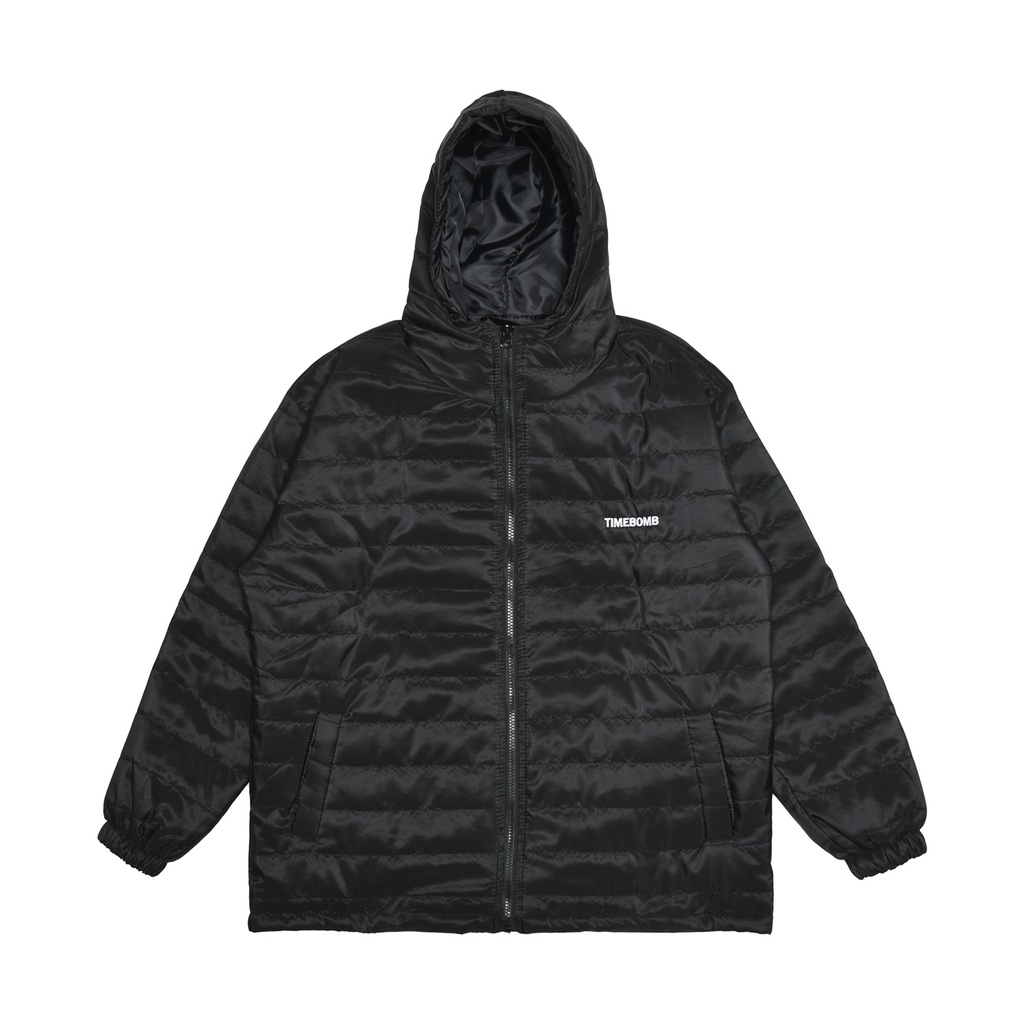 Jual TIMEBOMB JACKET | Puffer Coat Jaket | Jaket Puffer Hitam Doff ...