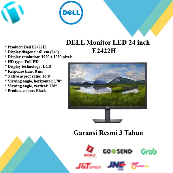 Jual Monitor Dell LED 24 Inch-E2224H | Shopee Indonesia