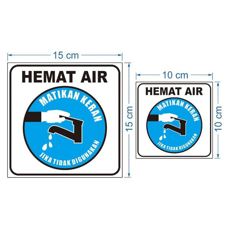 Jual stiker hemat air | Shopee Indonesia