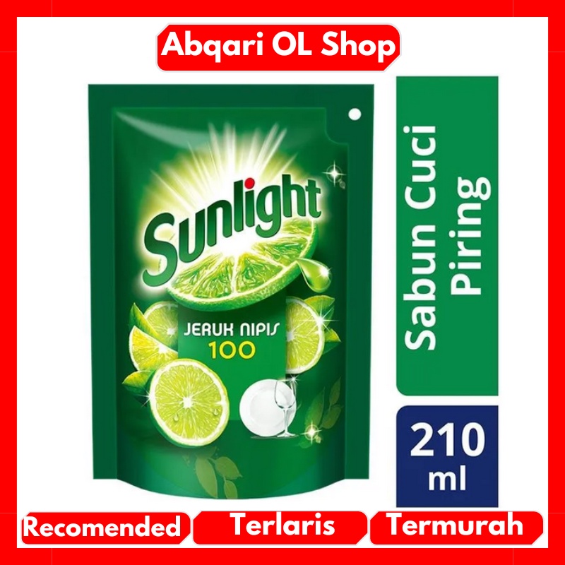 Jual Sunlight Sabun Cuci Piring Lime New Pouch 210 ml | Shopee Indonesia