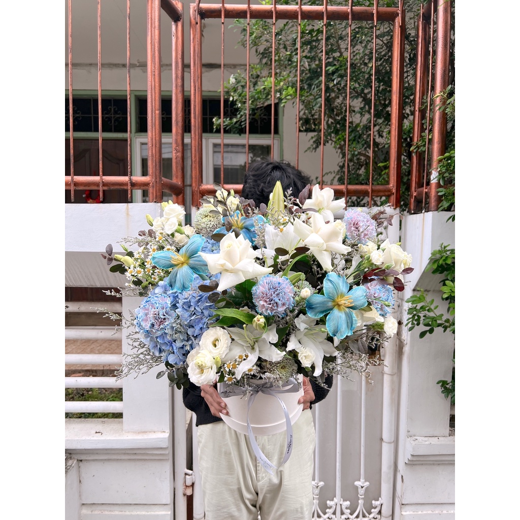 Jual FRESH BLOOM BOX LARGE SIZE - BOX BUNGA BLOOM BOX FLOWER BOX FRESH ...