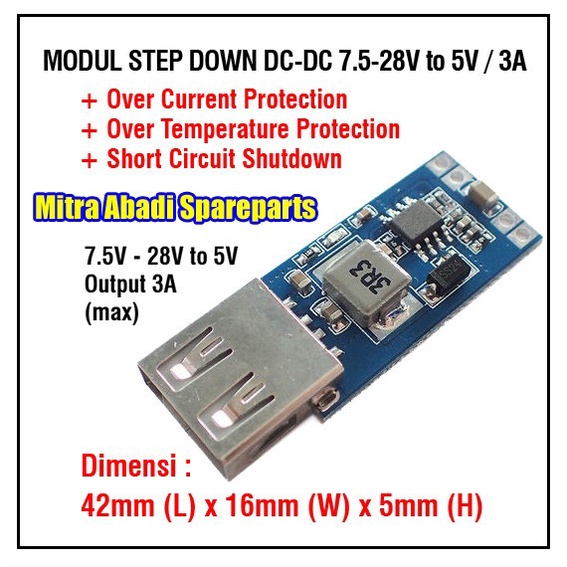 Jual Kit Modul Power Bank DC-DC Step DOWN to 5V 3A (B-081) | Shopee ...