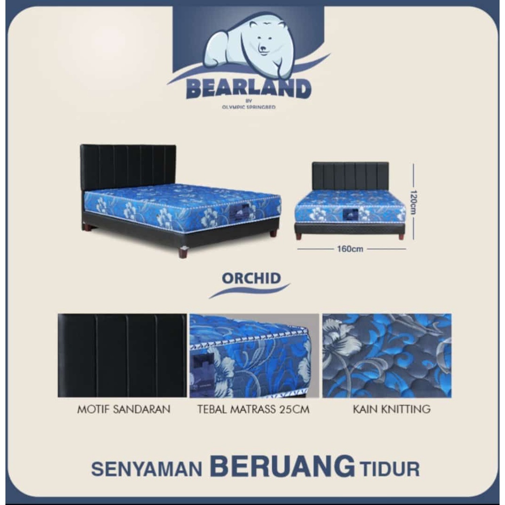 Jual Springbed Matras Bearland by Olympic spring bed murah meriah kuat ...