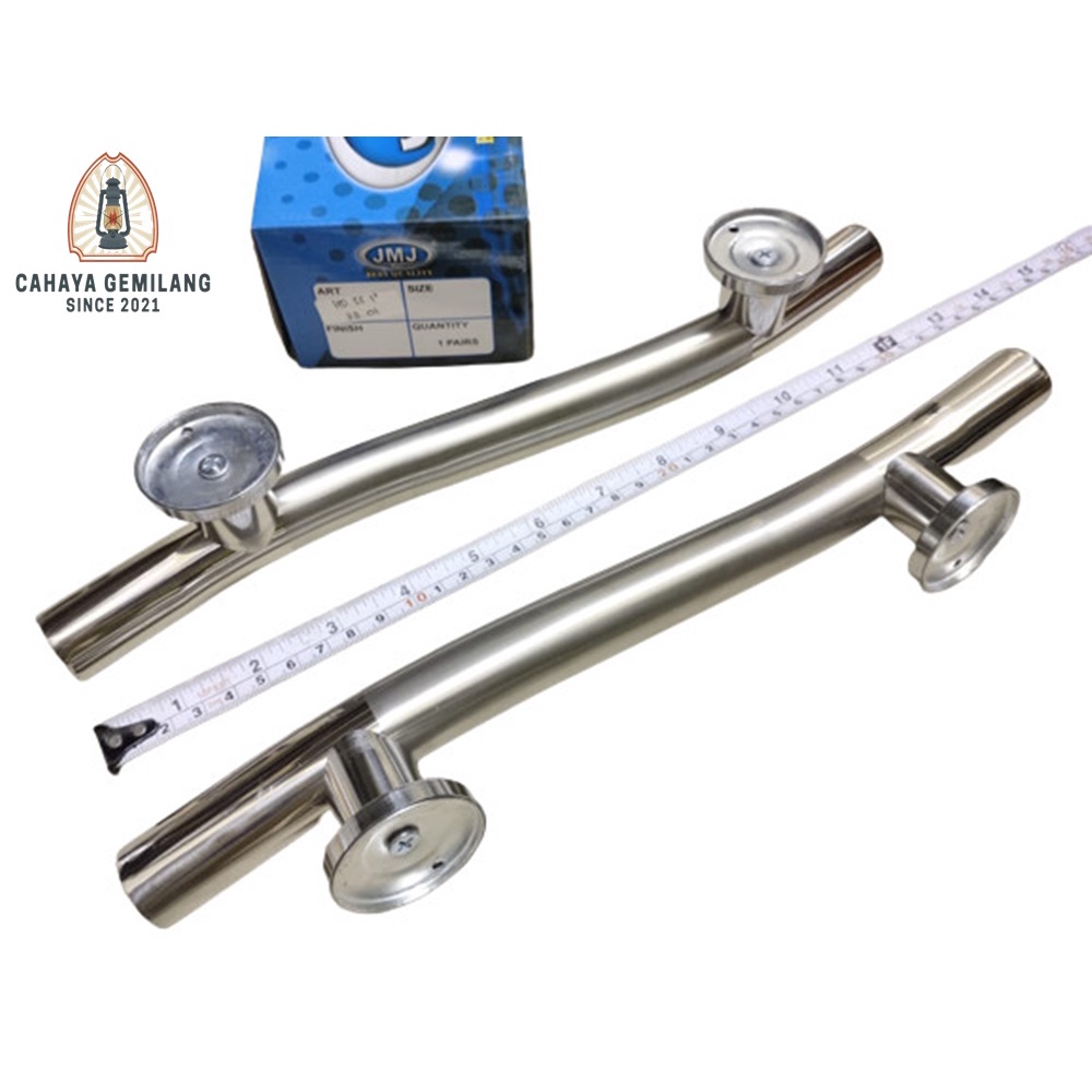 Jual Pull Handle Bulat Stainless 33cm Gagang Pegangan Tarikan Pintu 2 ...