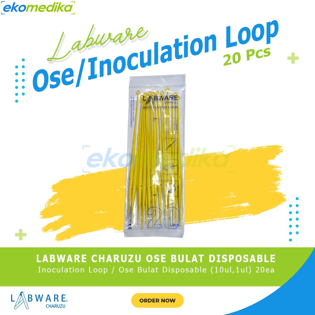 Jual Ose Bulat / Inoculation Loop | Tongkat inokulasi isi 20ea LABWARE ...