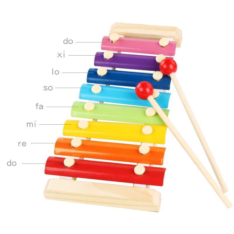 Jual Wooden Xylophone Mainan Musikal Kayu Instrumen Kolintang Anak - 3 ...