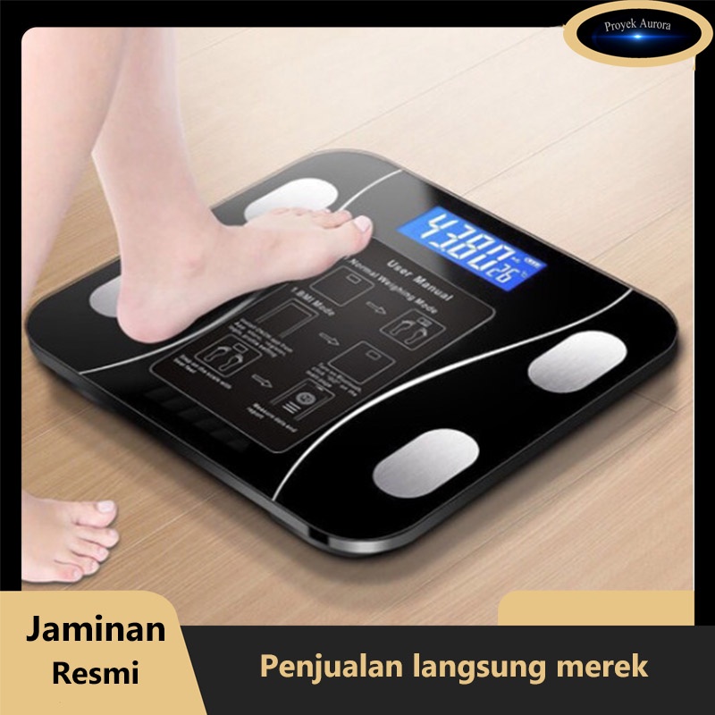 Jual Timbangan Badan Digital Bluetooth Aplikasi Analisis Monitor Lemak ...