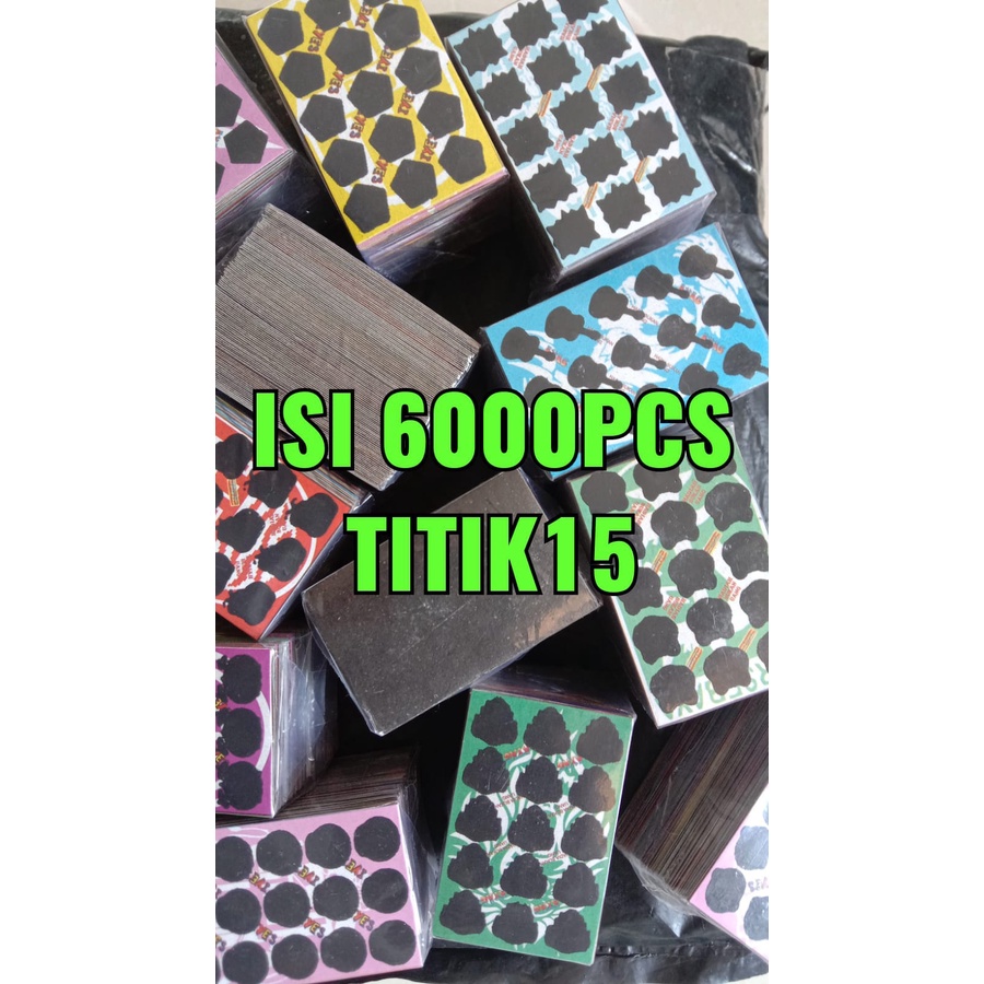 Jual gosokan bom tengkorak 15 titik isi 6000pcs/gesekan viral/mainan ...