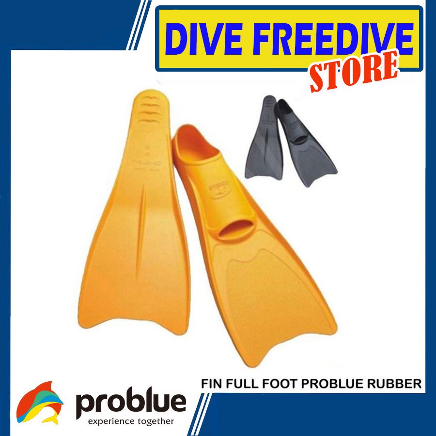 Jual Fin Full Foot Diving Problue Rubber Fins Kaki Katak Selam Swimming Swim Renang B-Fins ...