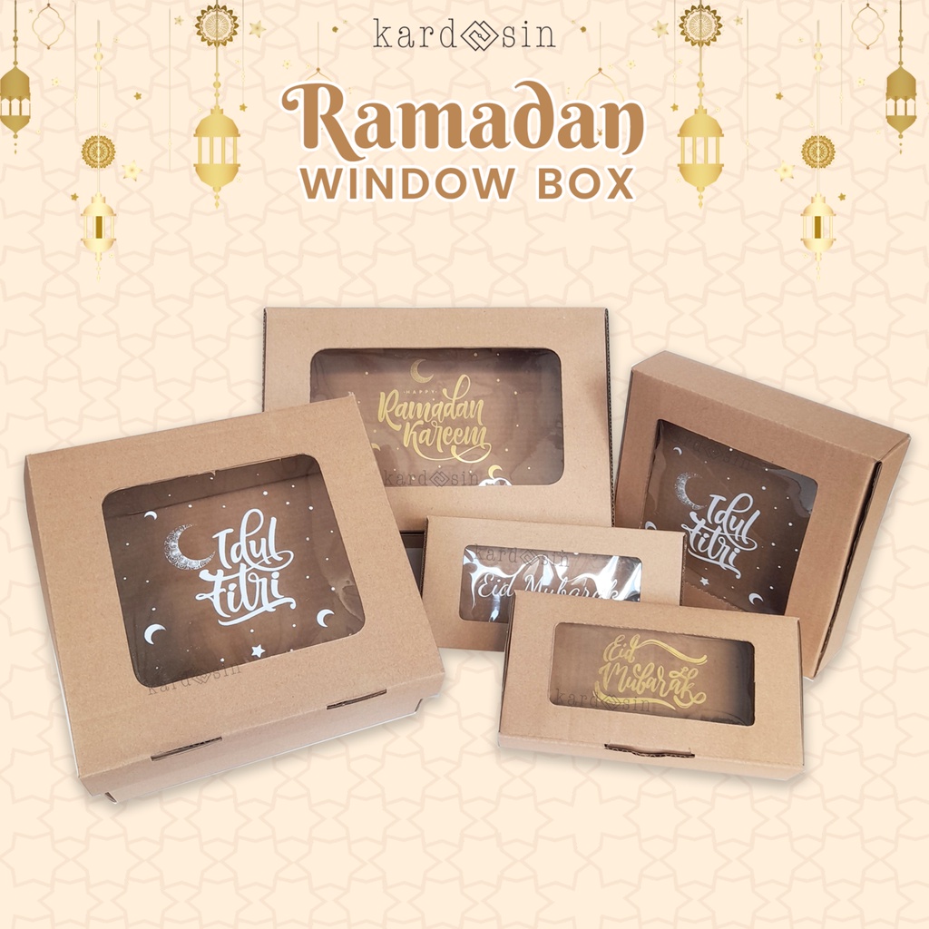 Jual BOX HAMPERS RAMADHAN WINDOW BOX PACKAGING KARDUS BOX PACKAGE ...