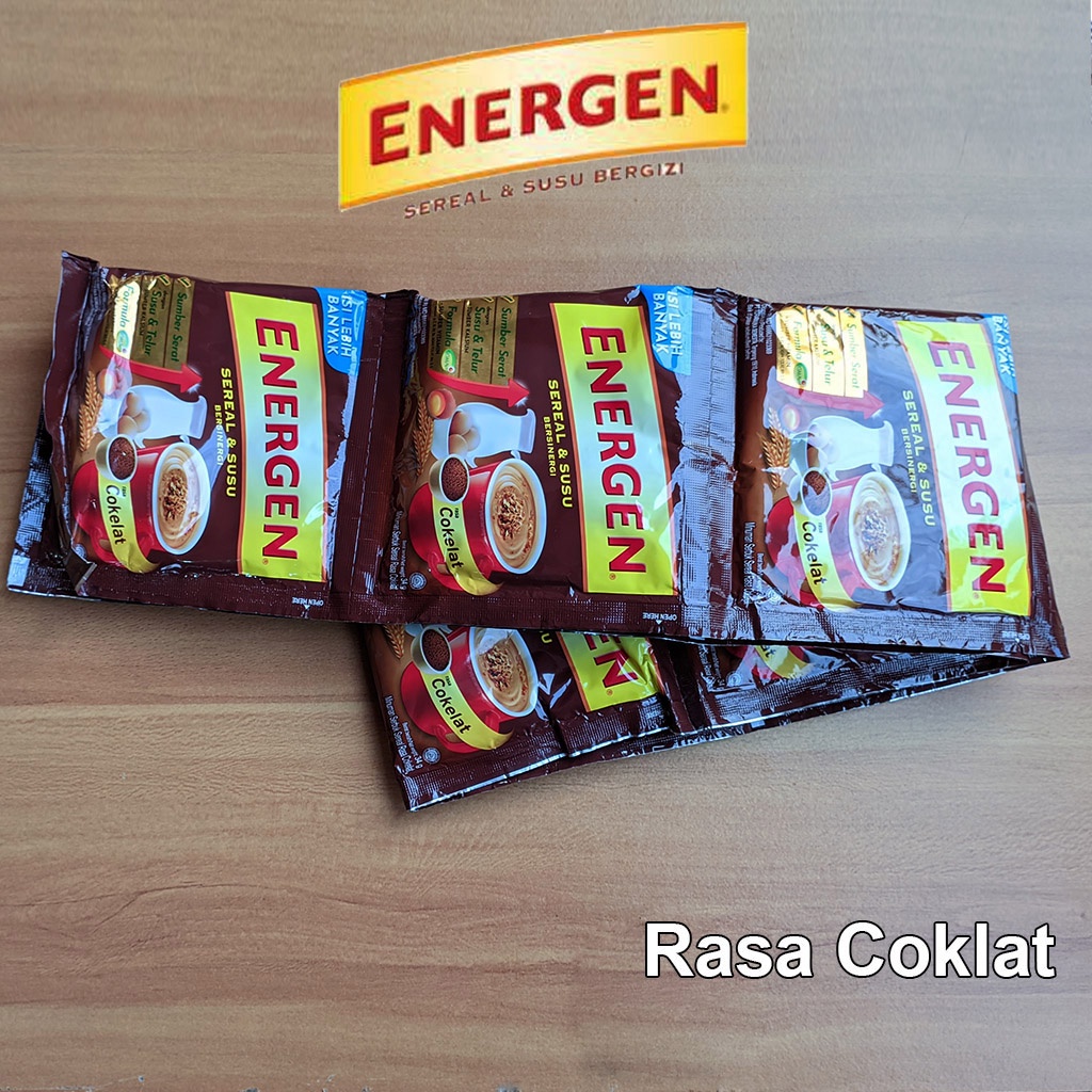 Jual Energen Coklat 1 Renceng Isi 10 Sachet / Energen Sereal Susu ...